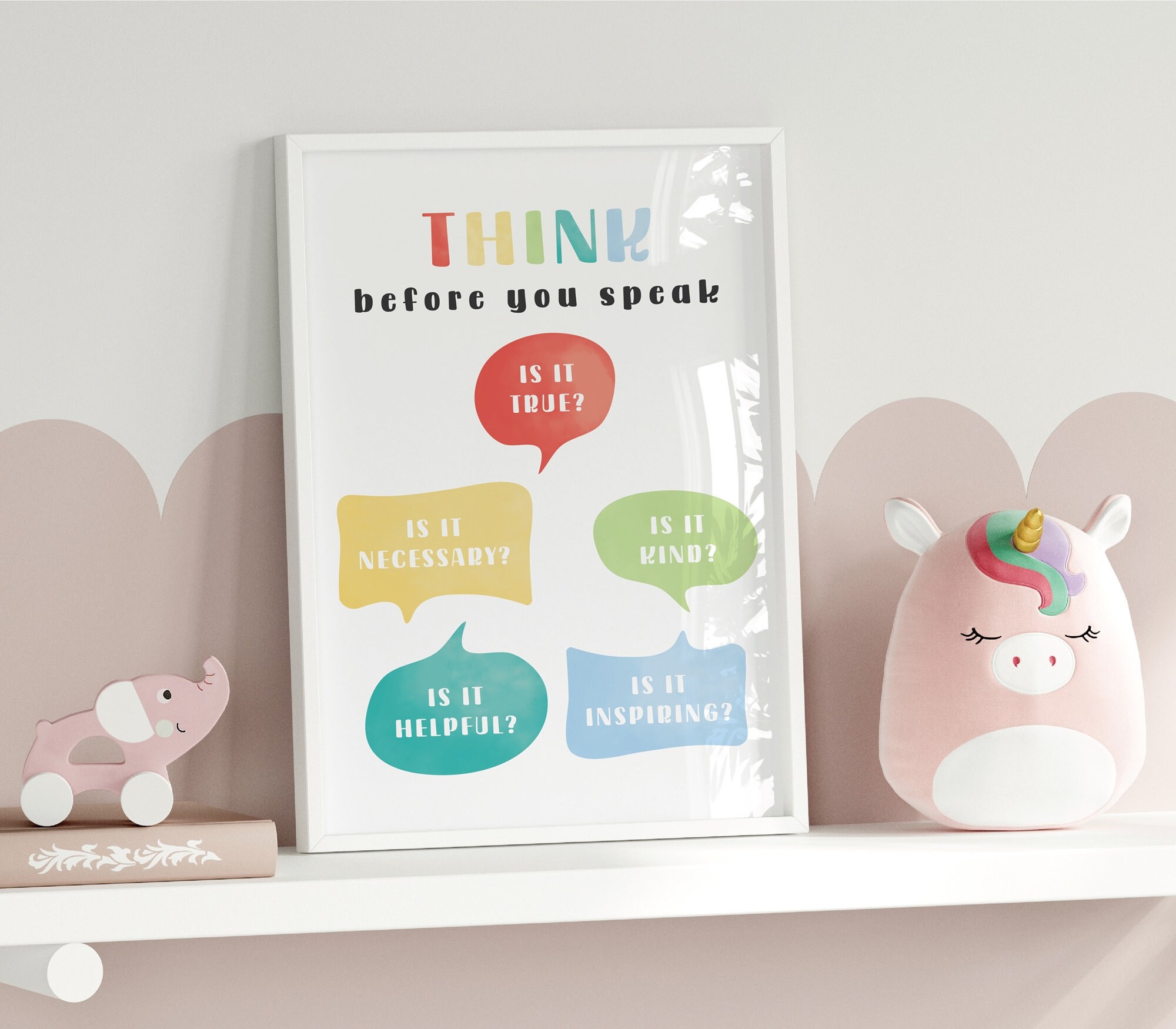 Positive Affirmations for Kids Playroom Decor I Am Affirmations Nursery ...