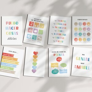 Spanish Affirmation Posters Español Calming Corner Spanish Prints ...