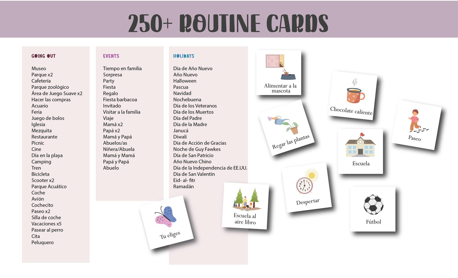 Plantillas De Rutinas Diarias Para Niños Calendario Visual Calendario ...