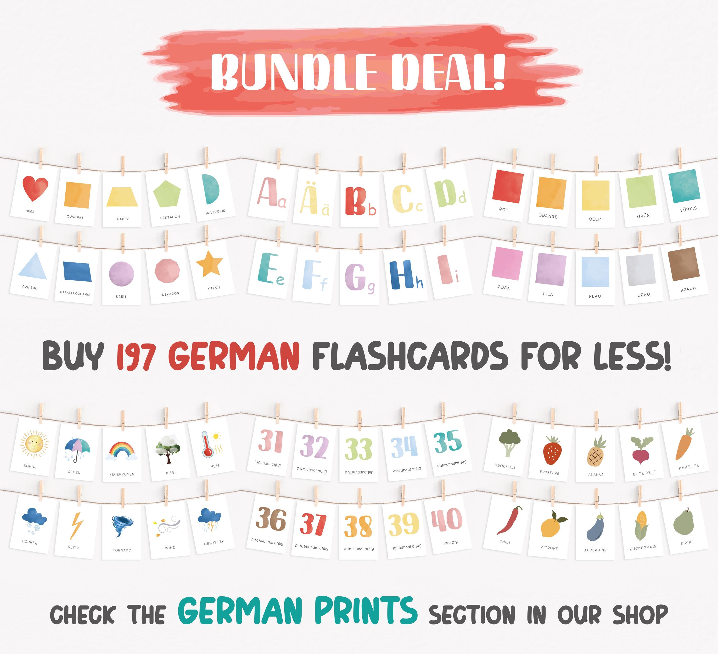 Telling Time Poster German Poster Montessori Clock Tell Time Print ...