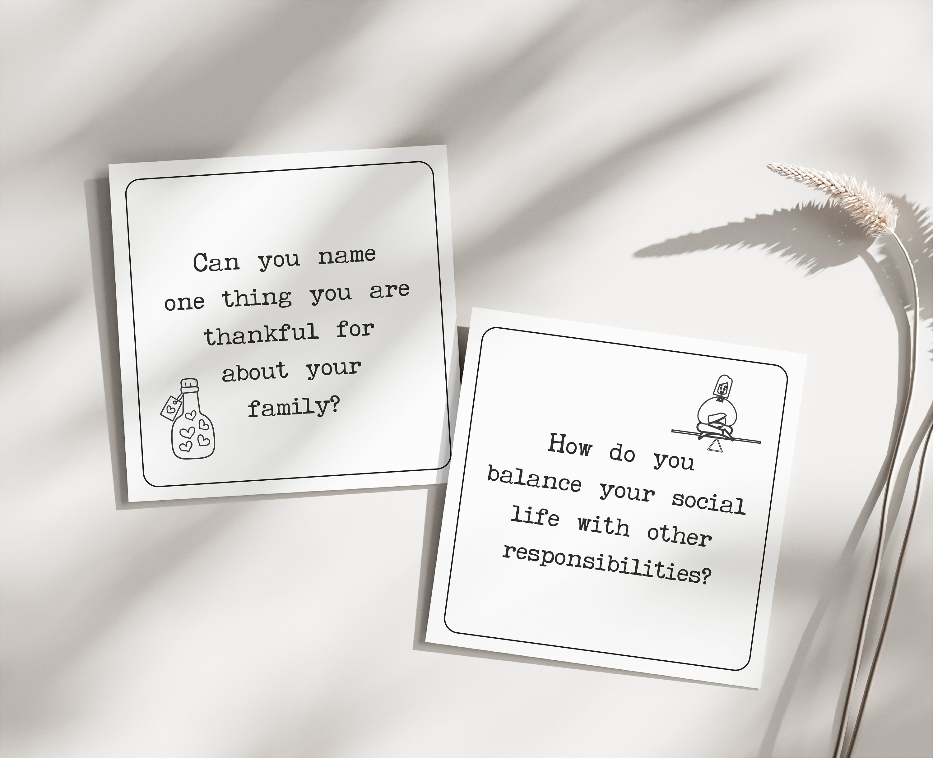 Teens Conversation Cards Teen Mental Health Teens Therapy Tools for ...