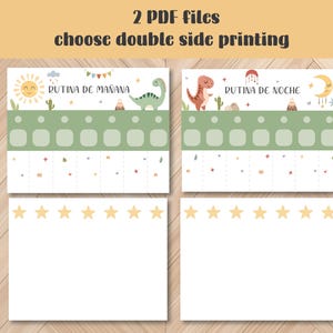 Spanish Flip Chart Routine Chart Chore Chart Routine Cards Spanish ...