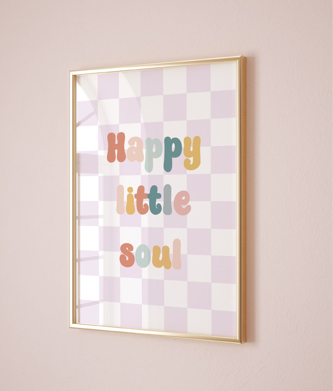 Retro Checkered Print for Kids Checkered Nursery Wall Decor - Etsy