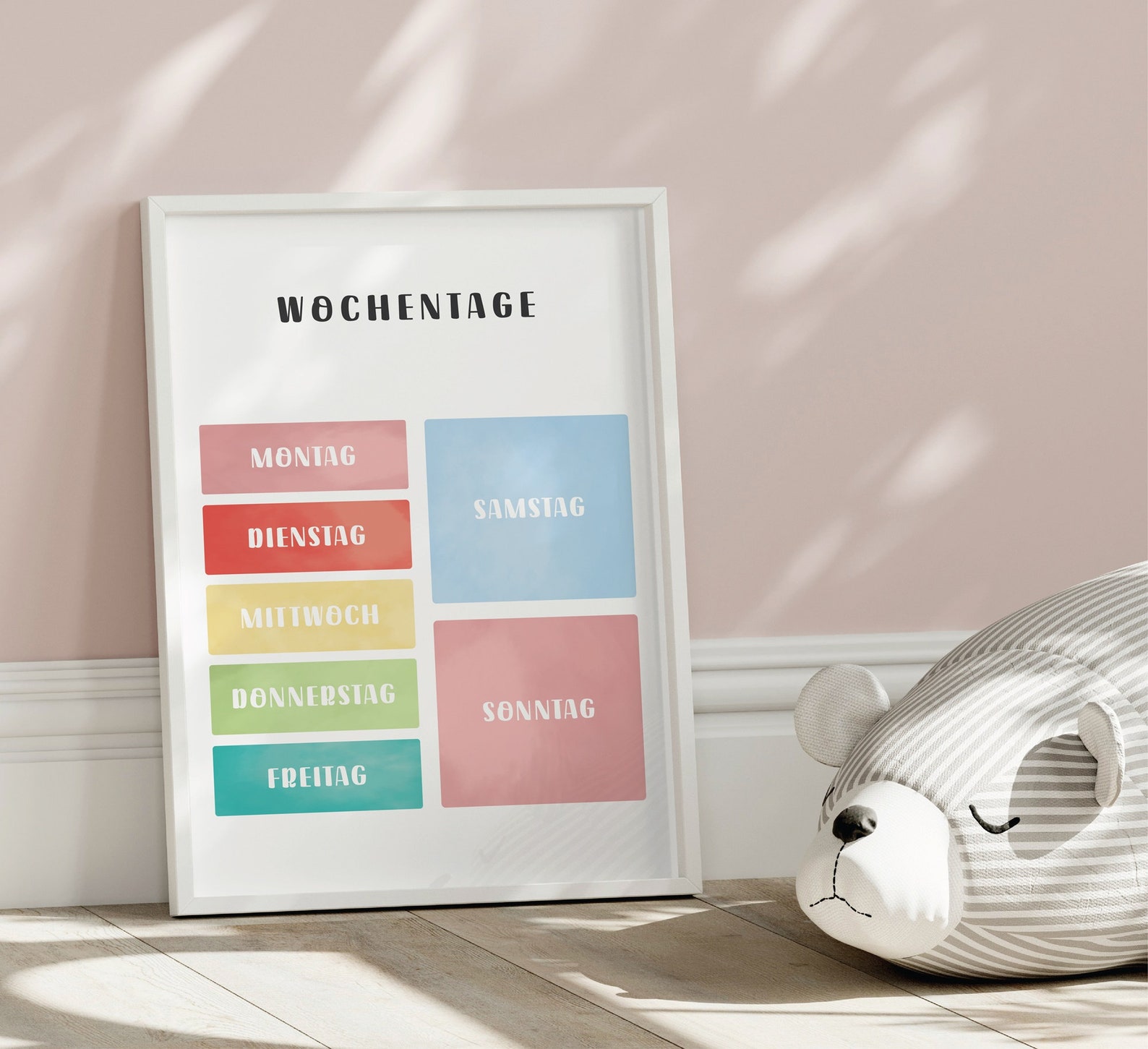 Days of the Week Poster German Language Learning German Educational ...