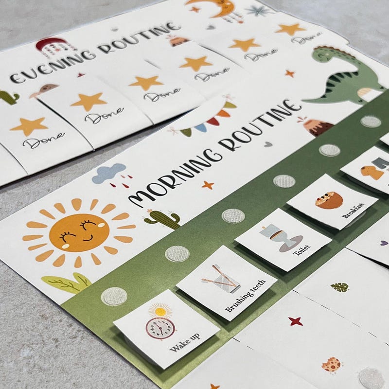 Habits & Routines Chart - Etsy