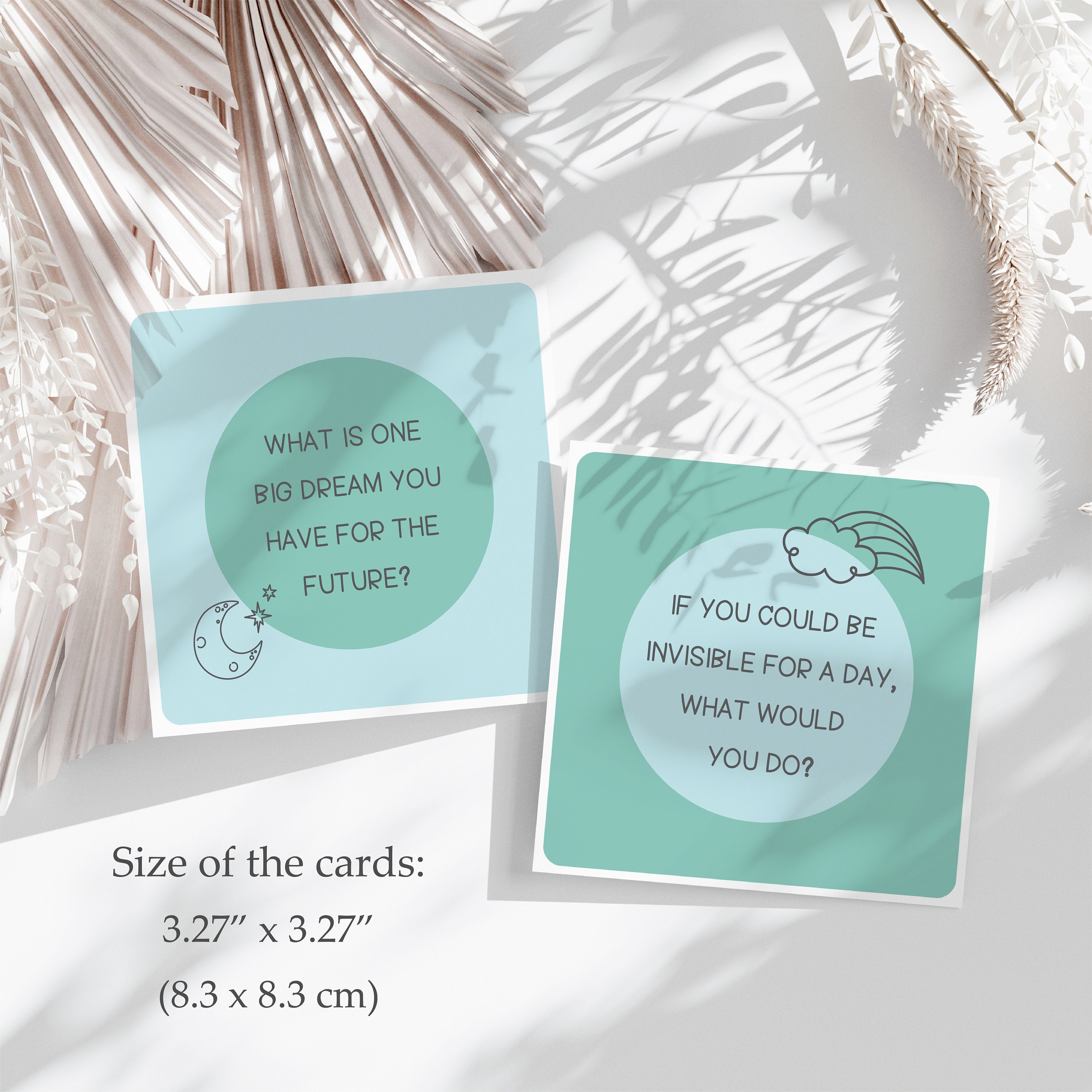 Kids Communication Cards Kids Therapy Notes Talk Family Conversation ...