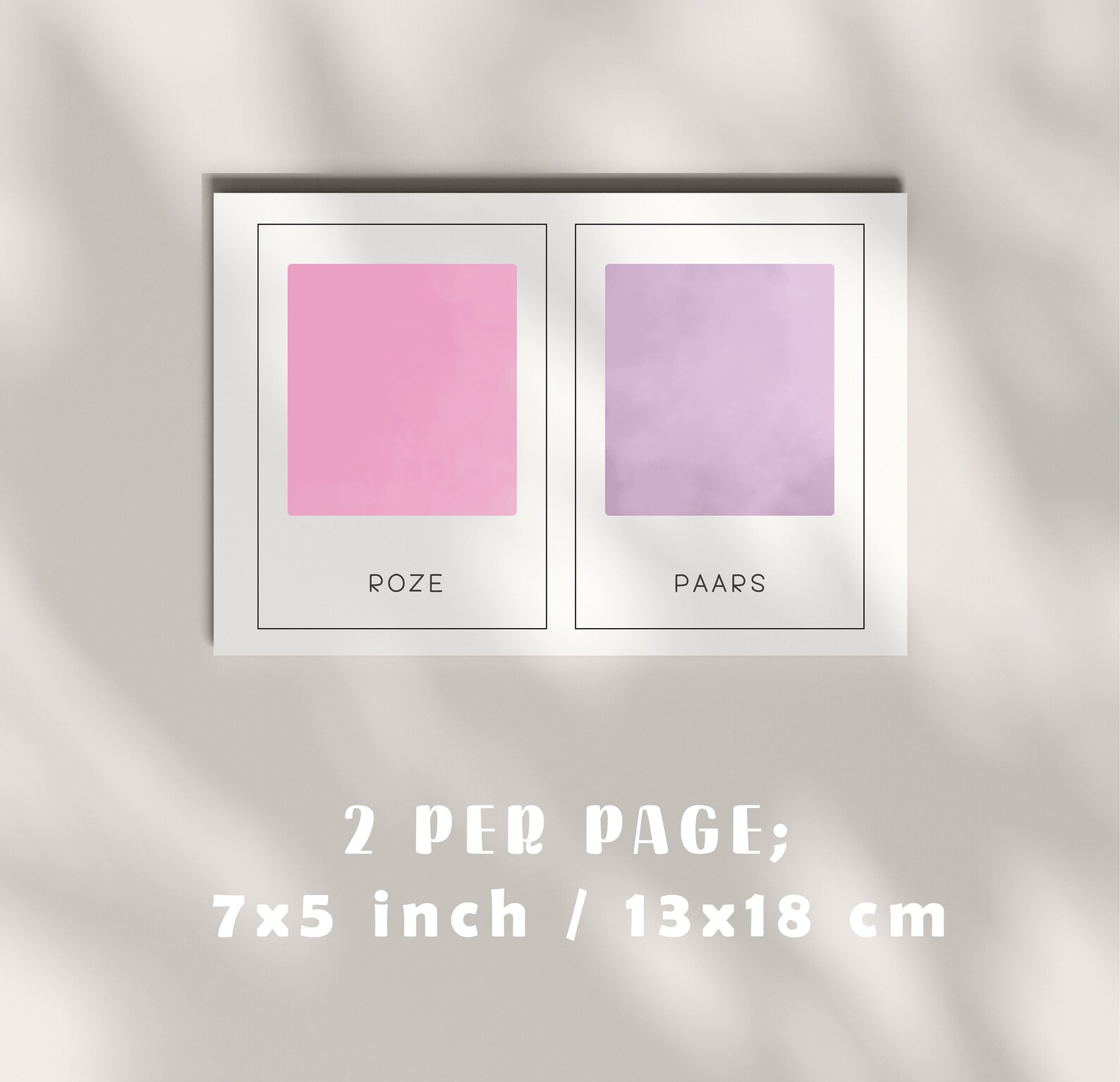 Dutch Colors Flashcards for Kids – Bilingual Printable Cards, Dutch ...