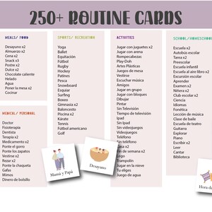 Rutinas Y Tareas Para Niños Planificador Horario Semanal Plantillas De ...