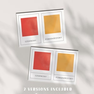 Polish Montessori Flash Cards, Polish Educational Poster Polish ...