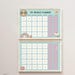 Kids Weekly Planner Kids Schedule Children Daily Routine Calendar Kids ...