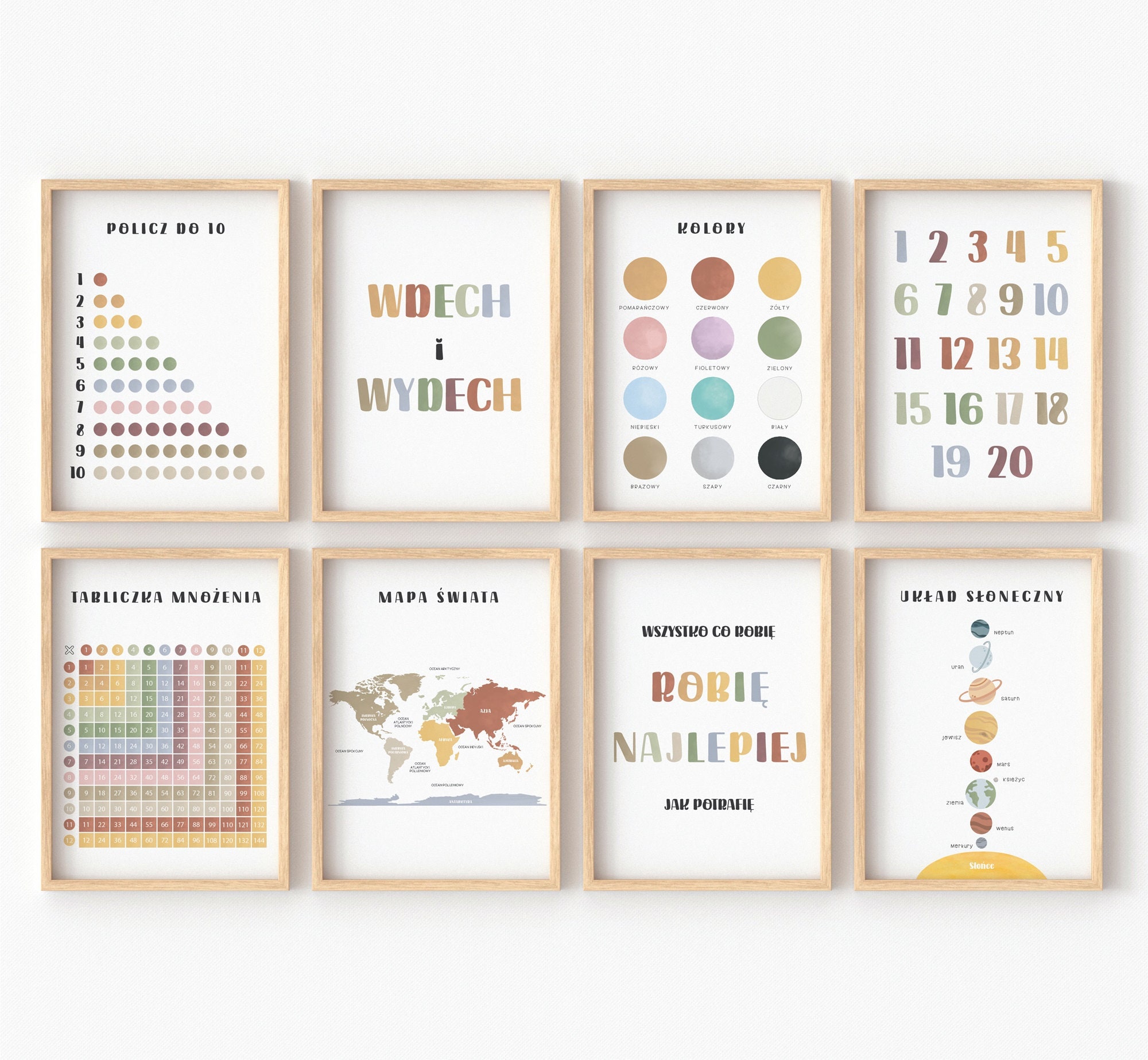 Polish Educational Poster – Bilingual Classroom Decor, Language ...