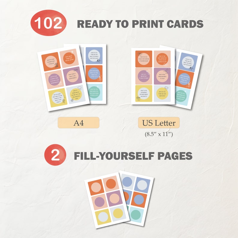 Kids Communication Cards Kids Therapy Notes Talk Family Conversation ...