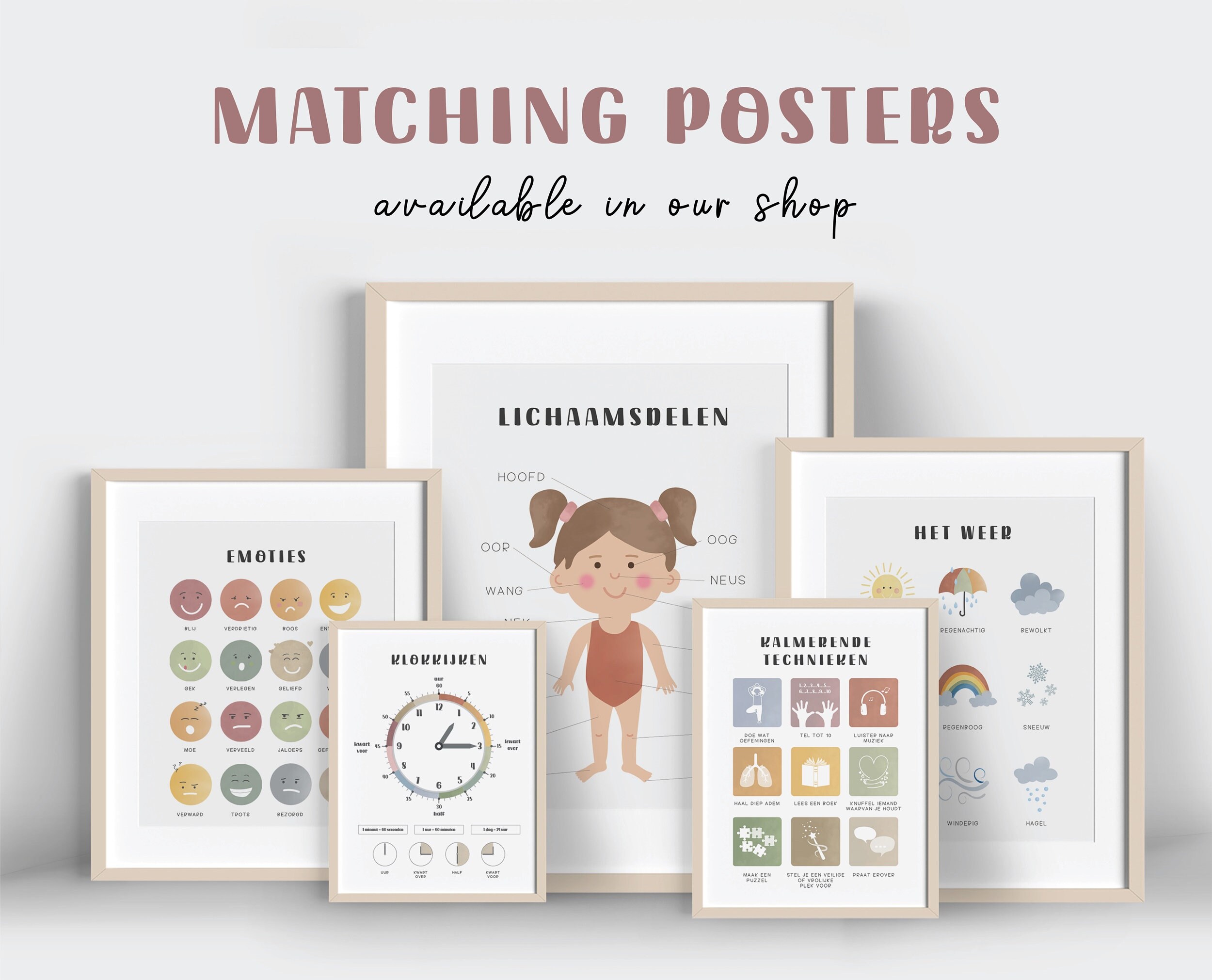 Dutch Feelings Chart Dutch Emotions Poster Dutch Montessori Materials ...