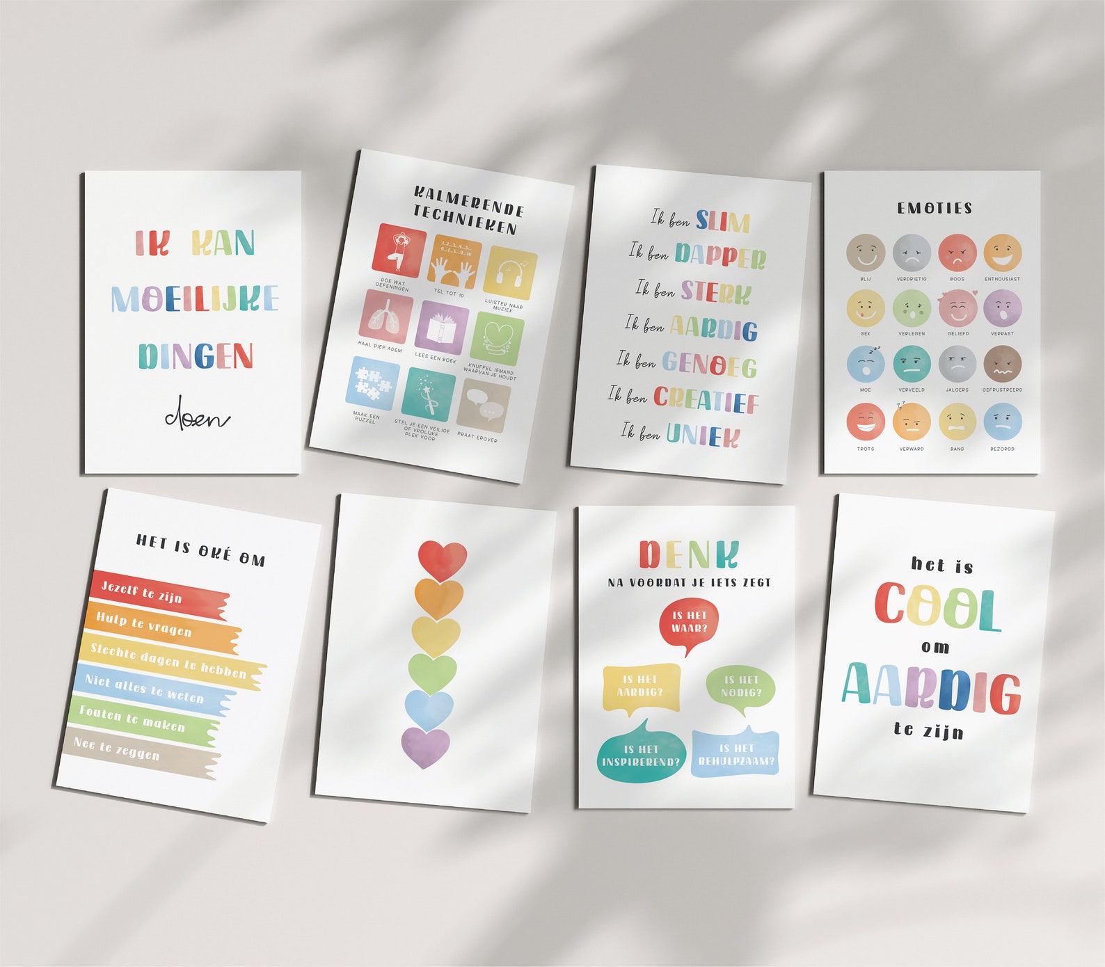 Dutch Positive Affirmations for Kids – Printable Wall Art, Motivational ...