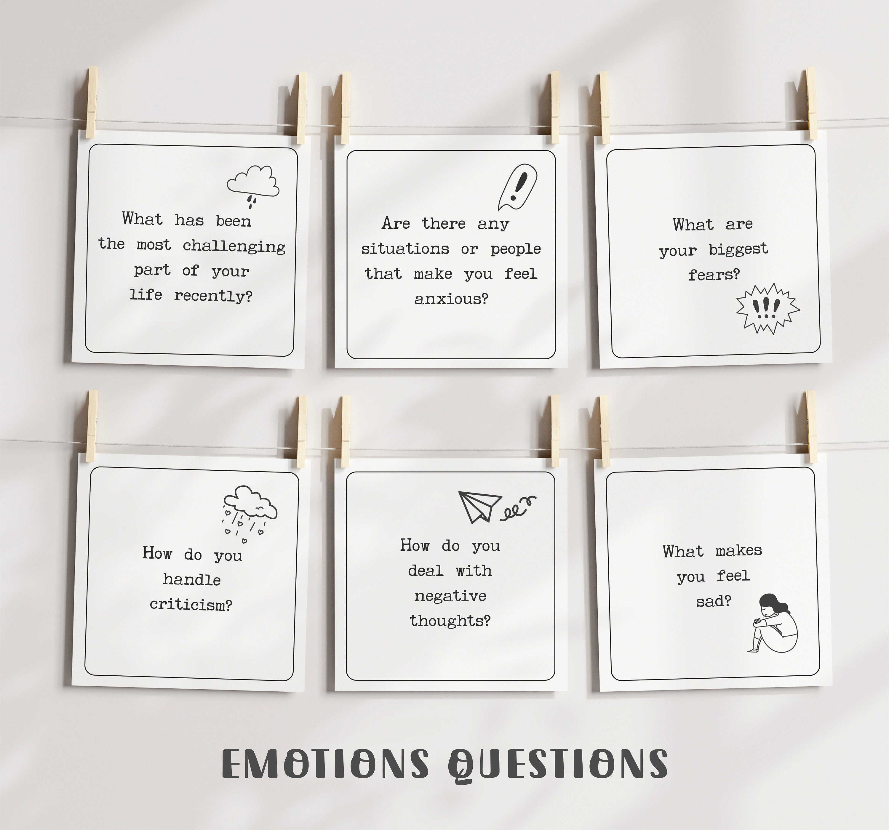 Teens Conversation Cards Teen Mental Health Teens Therapy Tools for ...