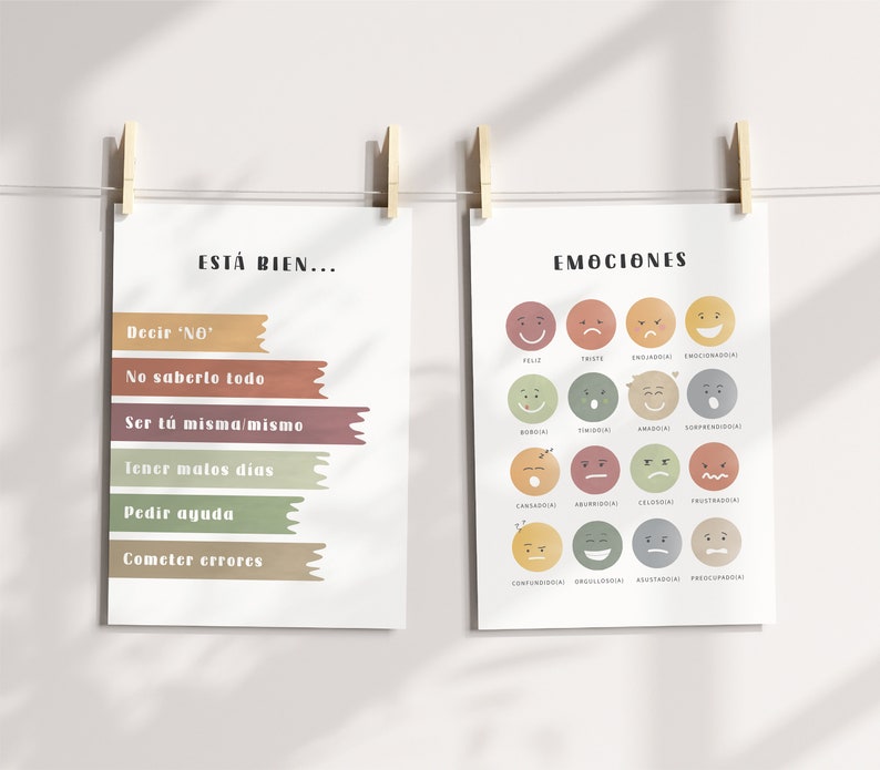 Spanish Positive Affirmations for Kids Spanish Posters Spanish Class ...