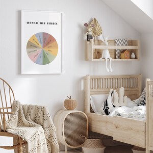 Months of the Year Print German Poster Year Chart Lernkalender Month ...