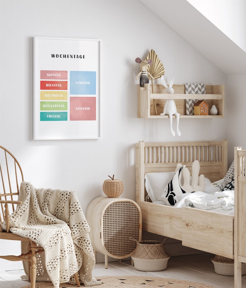 Days of the Week Poster German Language Learning German Educational ...