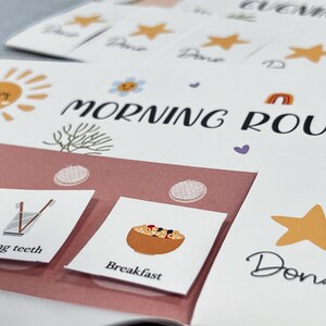 Toddler Chore Chart Visual Daily Routine Cards Daily Rhythm Chore Chart ...