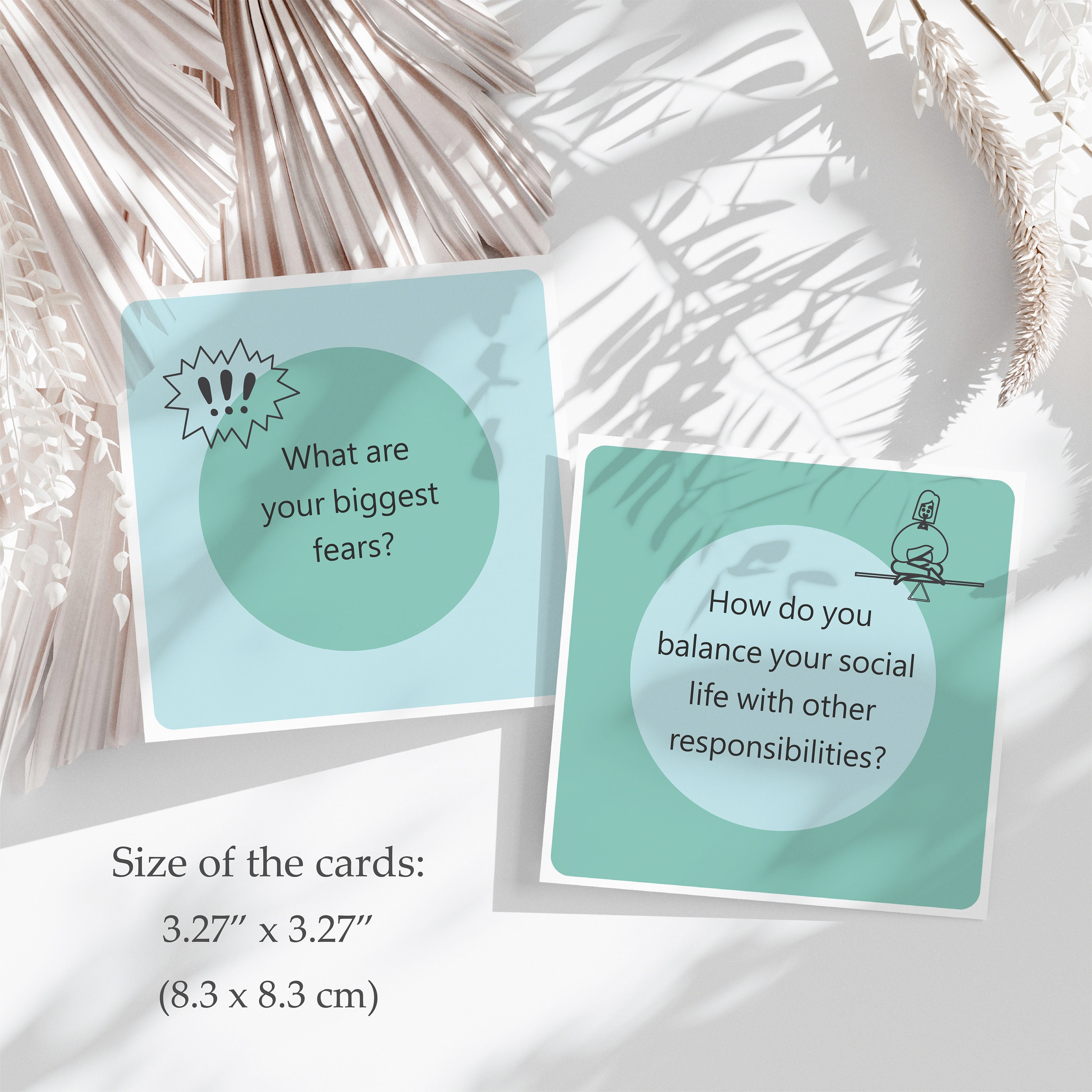 Teens Communication Cards Teen Therapy Notes Social Media Addiction ...