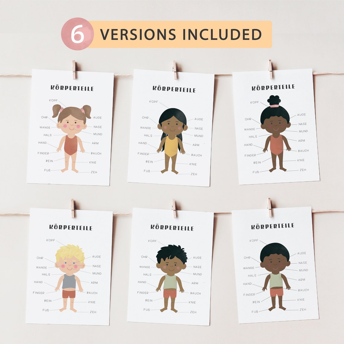 German Educational Posters German Language German Poster German ...