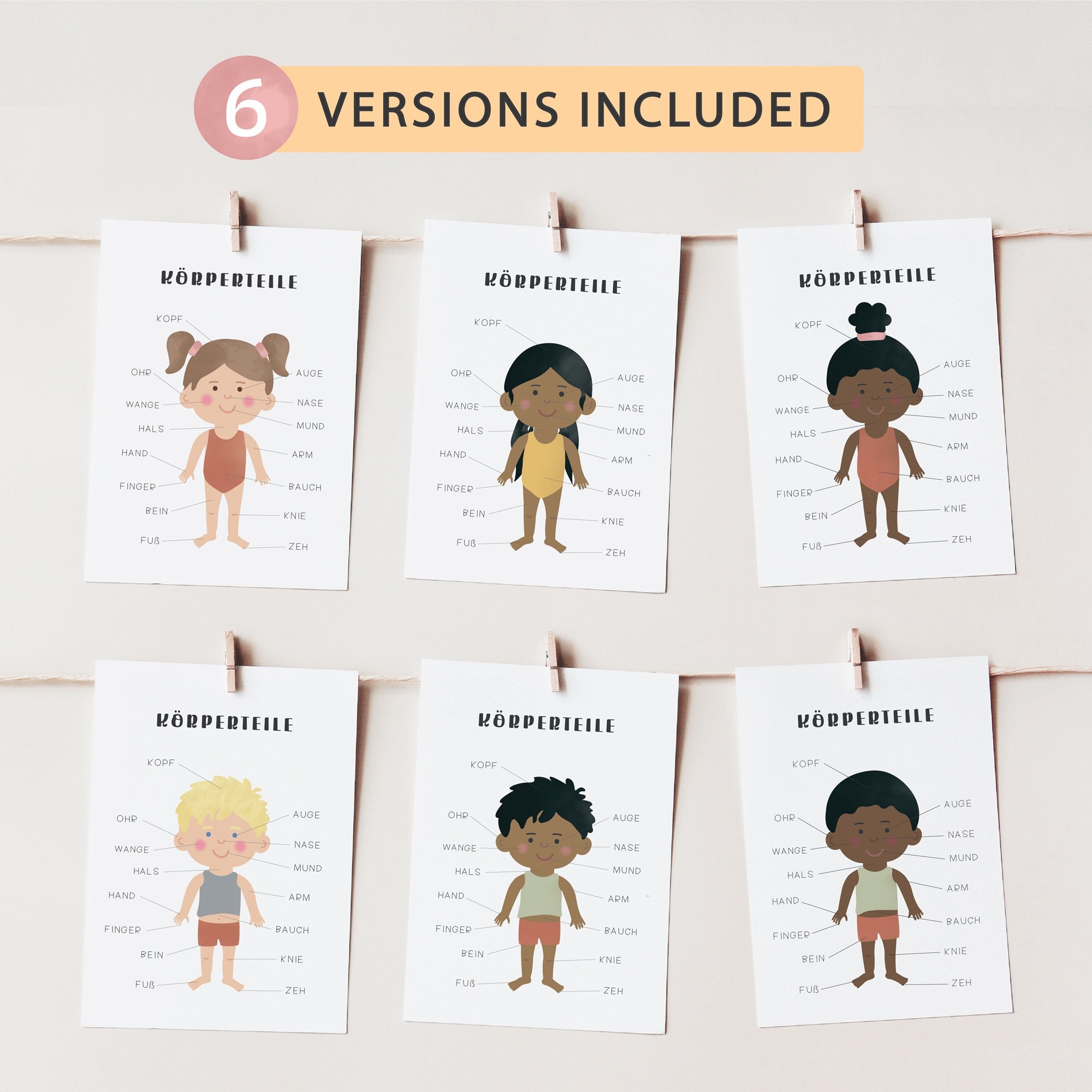 German Educational Posters German Language German Poster German ...