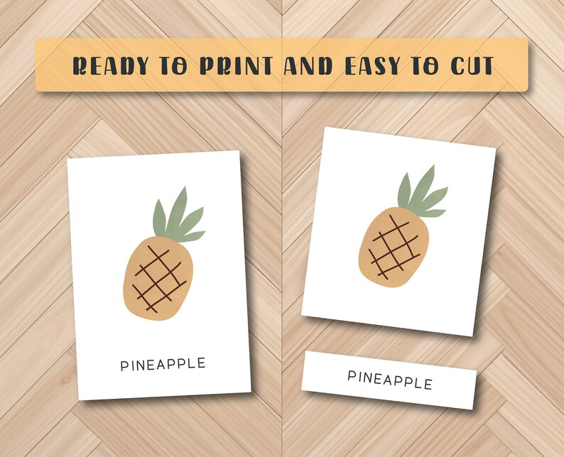 Fruits Flashcards for Kids Flashcards Vegetables Print Toddler ...