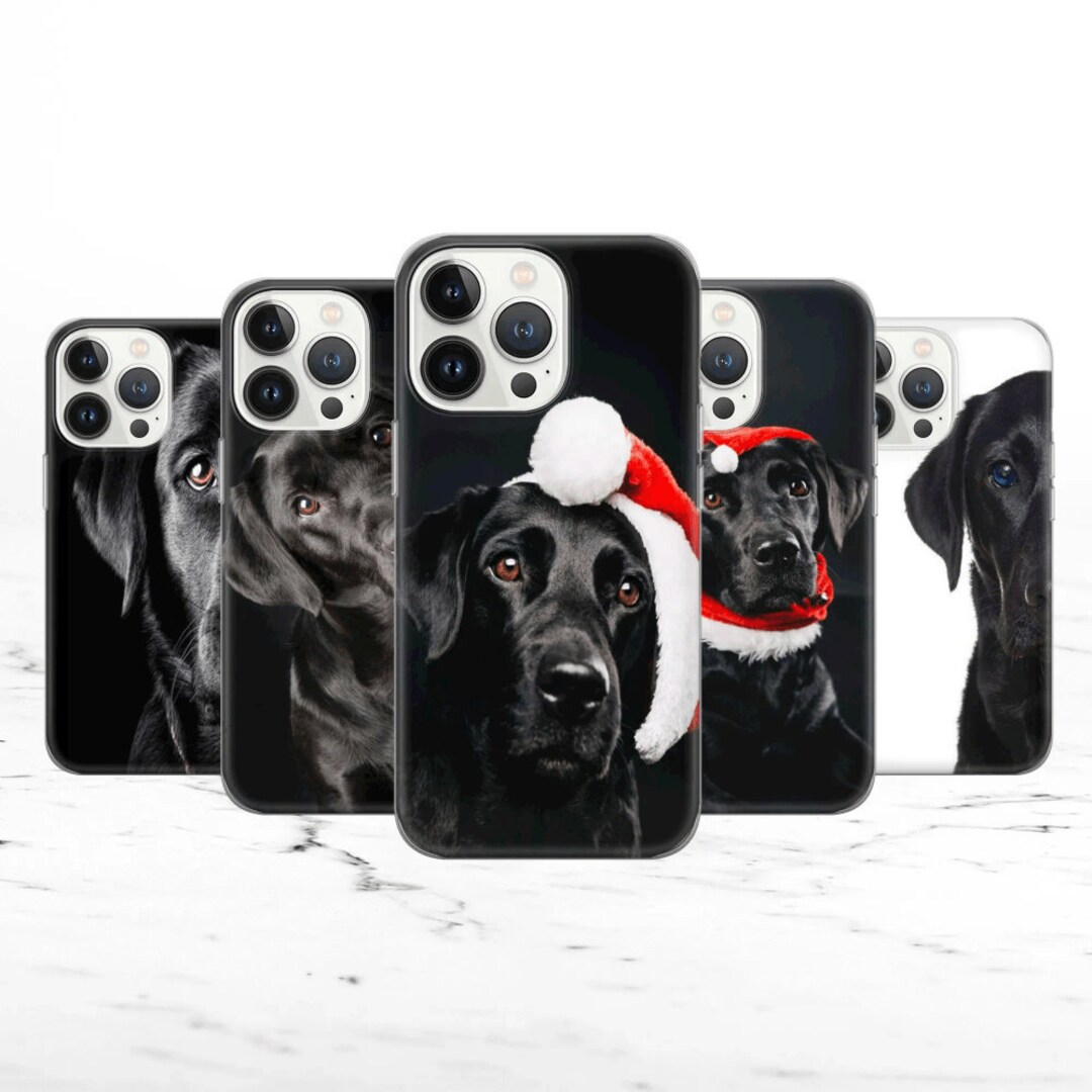Black Lab Phone Case Labrador Retriever Cover for iPhone 15 14 13 12 ...