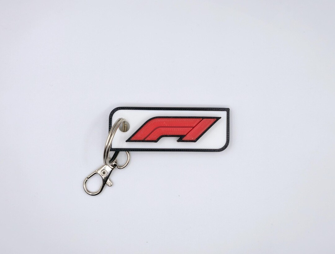 3D Printed F1 Logo Keychain: Eco-friendly Formula 1 Gift - Etsy