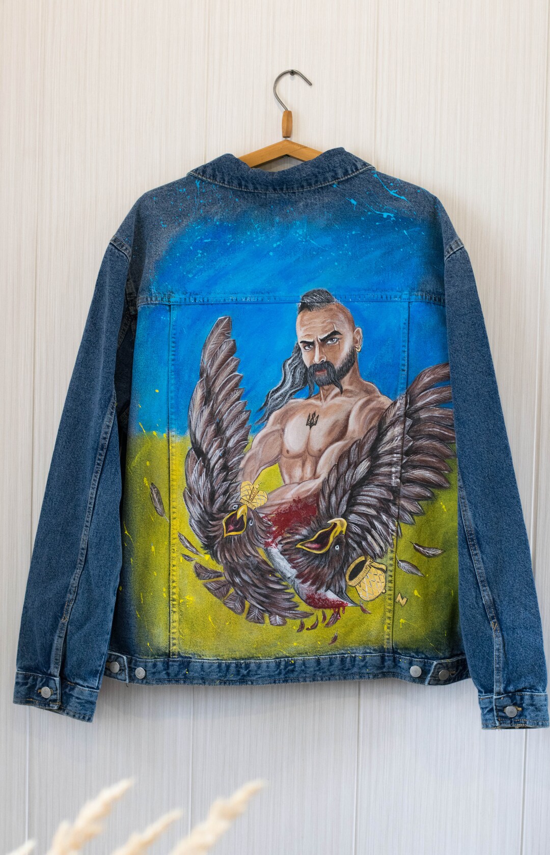 Hand Painted Jacket, Personalized Gift, Personalized Items, Handmade ...