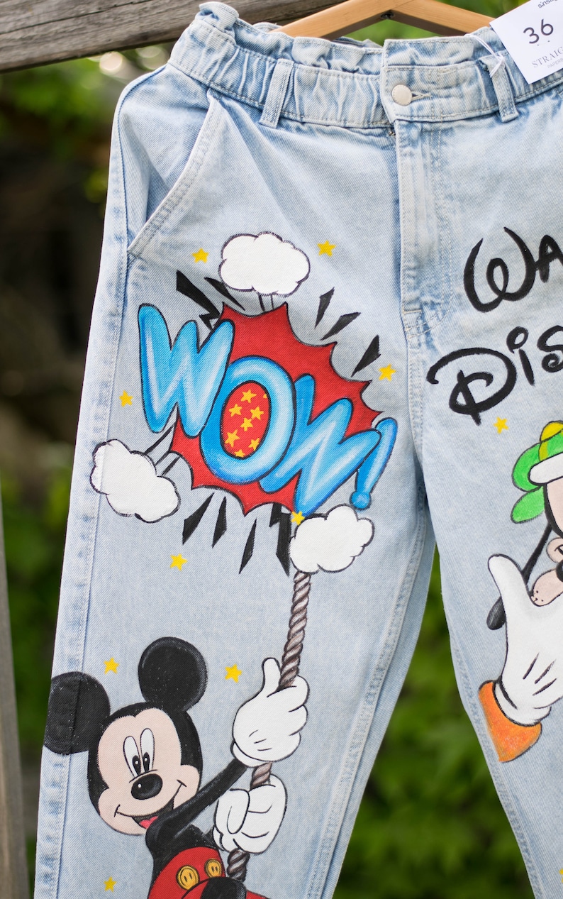 Hand Painted Jeans, Hand Painted Pants, Personalized Pants, Custom ...