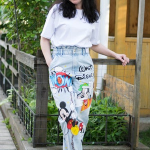 Hand Painted Jeans, Hand Painted Pants, Personalized Pants, Custom ...