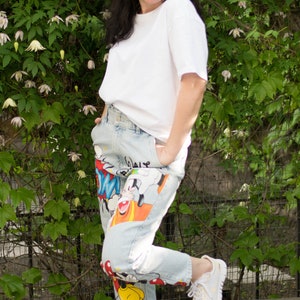 Hand Painted Jeans, Hand Painted Pants, Personalized Pants, Custom ...