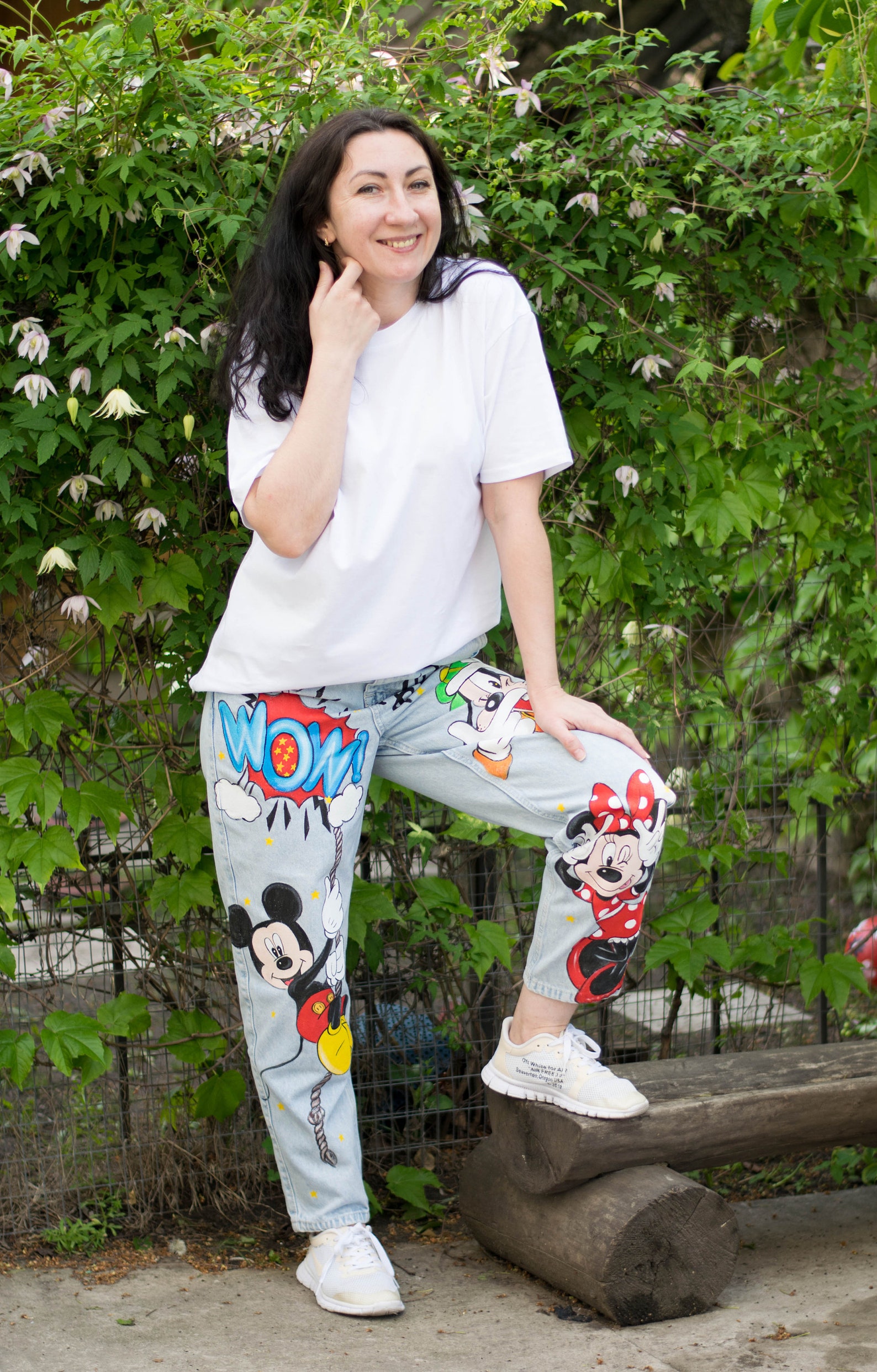 Hand Painted Jeans, Hand Painted Pants, Personalized Pants, Custom ...