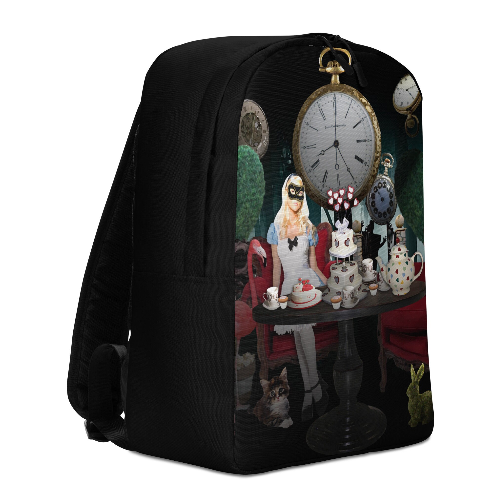 Alice in Wonderland Digital Collage Minimalist Backpack - Etsy