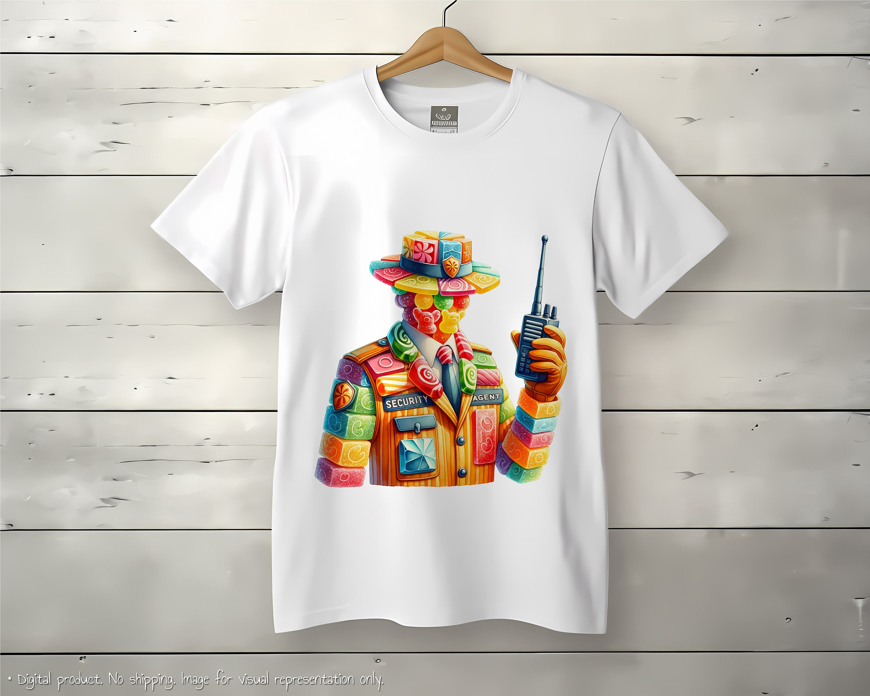 Watercolor Candyland Security Clipart, Candyland Figurines, Candy ...