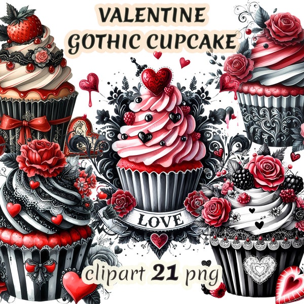 Cupcake Clipart - Etsy