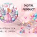 Watercolor Candy Princess Clipart, Candyland, Princess Birthday Party ...