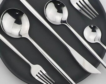 Personalise Alphabet 3PC Silver Cutlery Set Boys Girls - Etsy UK