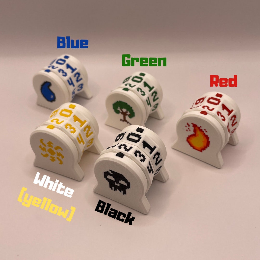 MTG Life Counter Pixelated Symbols - Etsy