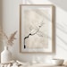 Wabi Sabi Wall Art Bird on a Tree Painting Nature Painting Japandi Wall ...