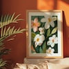 Wabi Sabi Wall Art Bird on a Tree Painting Nature Painting Japandi Wall ...