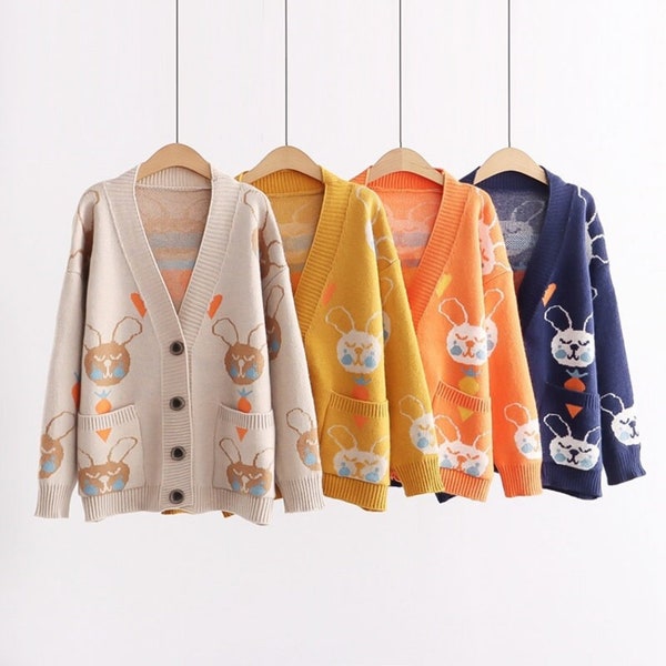 Rabbit Sweater - Etsy