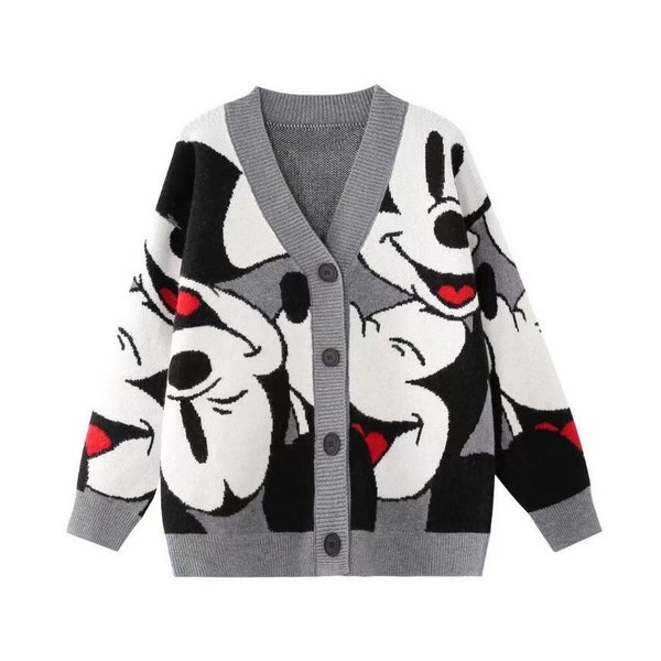 Mickey Cardigan - Etsy