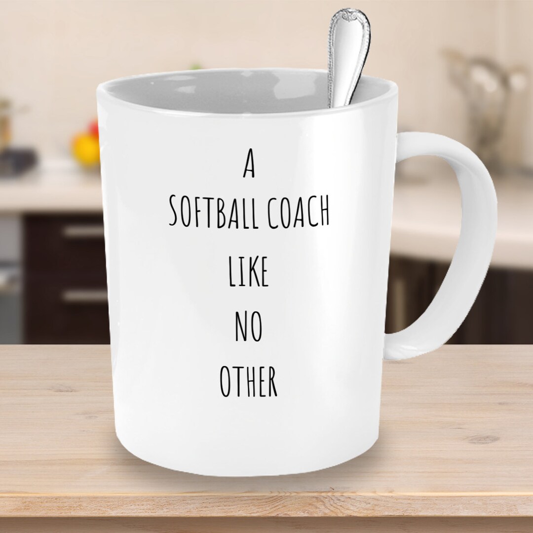 Softball Softball Coach Mug Appreciation Softball Team Gift - Etsy