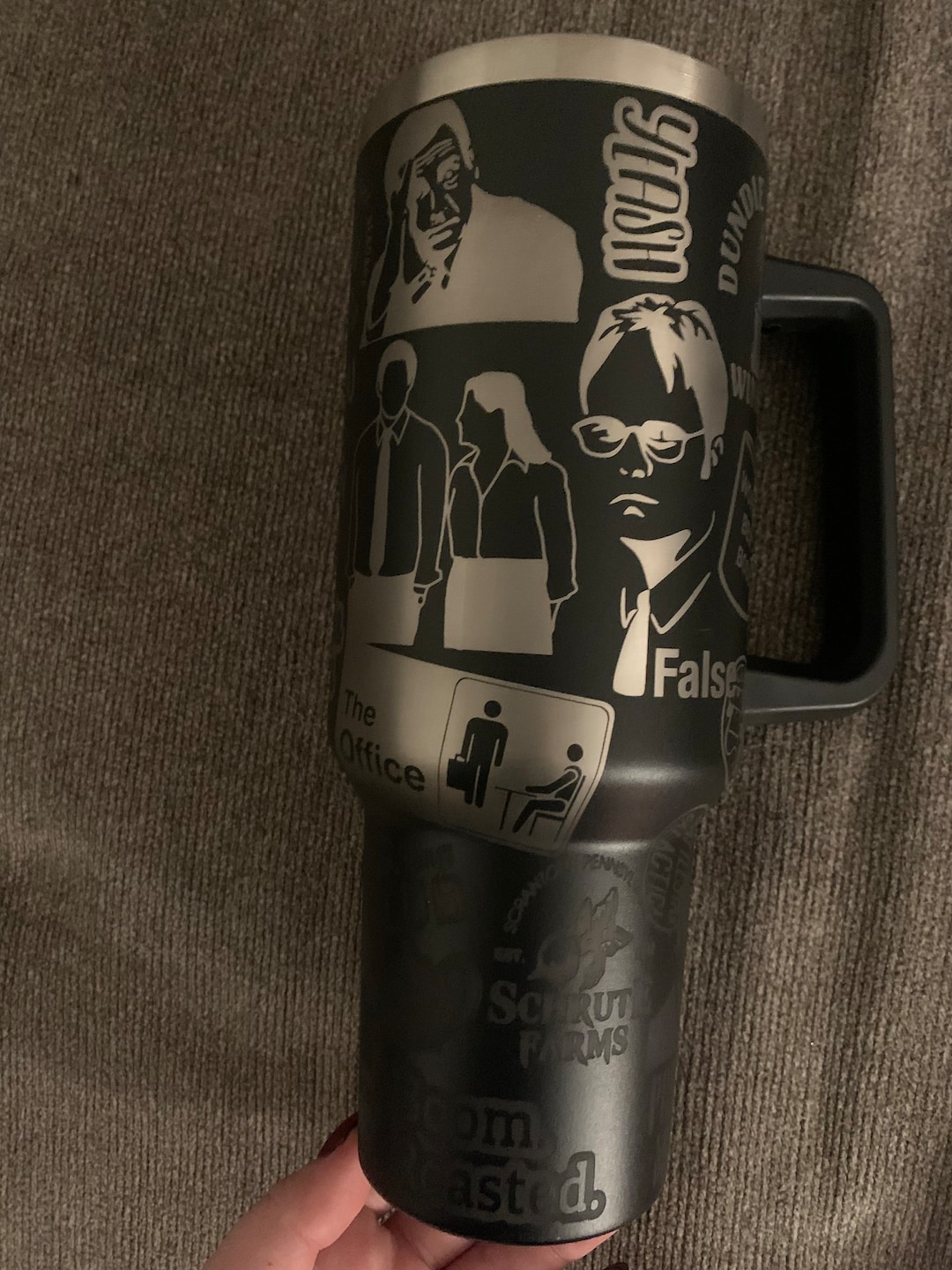 The Office Themed Lasered Tumbler - Etsy
