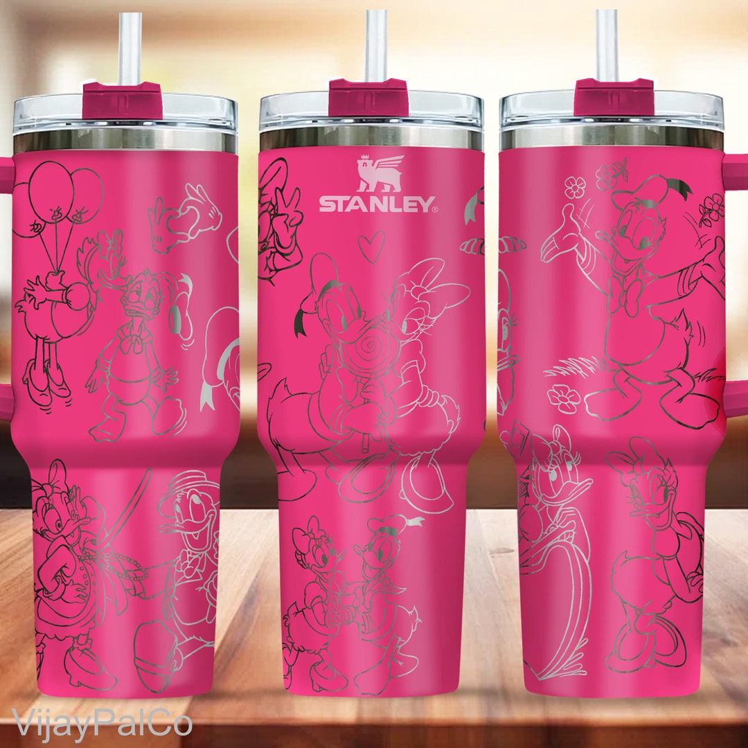 Donald Duck and Daisy Duck Stanley Tumbler Engraved 40oz Tumbler ...