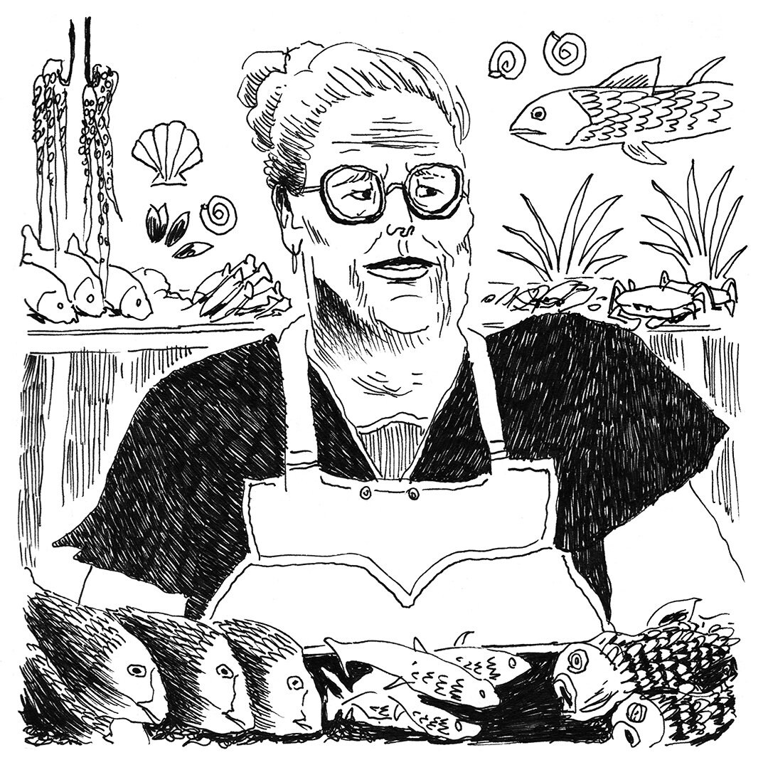 The Fishmonger by Robin Le Gall - Etsy
