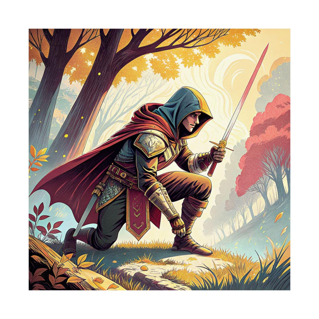 Ranger Knight Matte Vertical Posters - Art for Gamers, Wall Decor, Gift ...