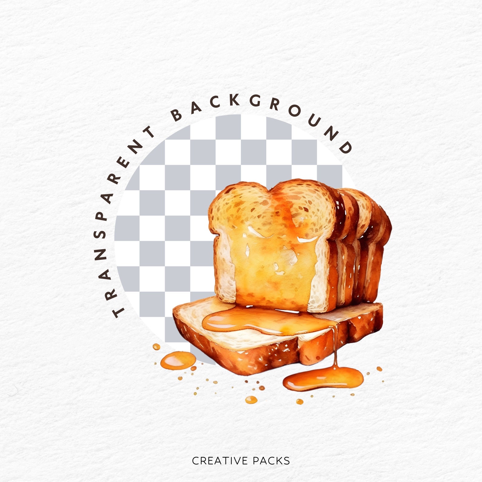 Watercolor Bread Clipart - PNG Instant Download for Commercial Personal ...